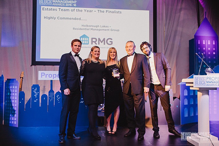 RMG Celebrate News On the Block Property Management Award : RMG UK
